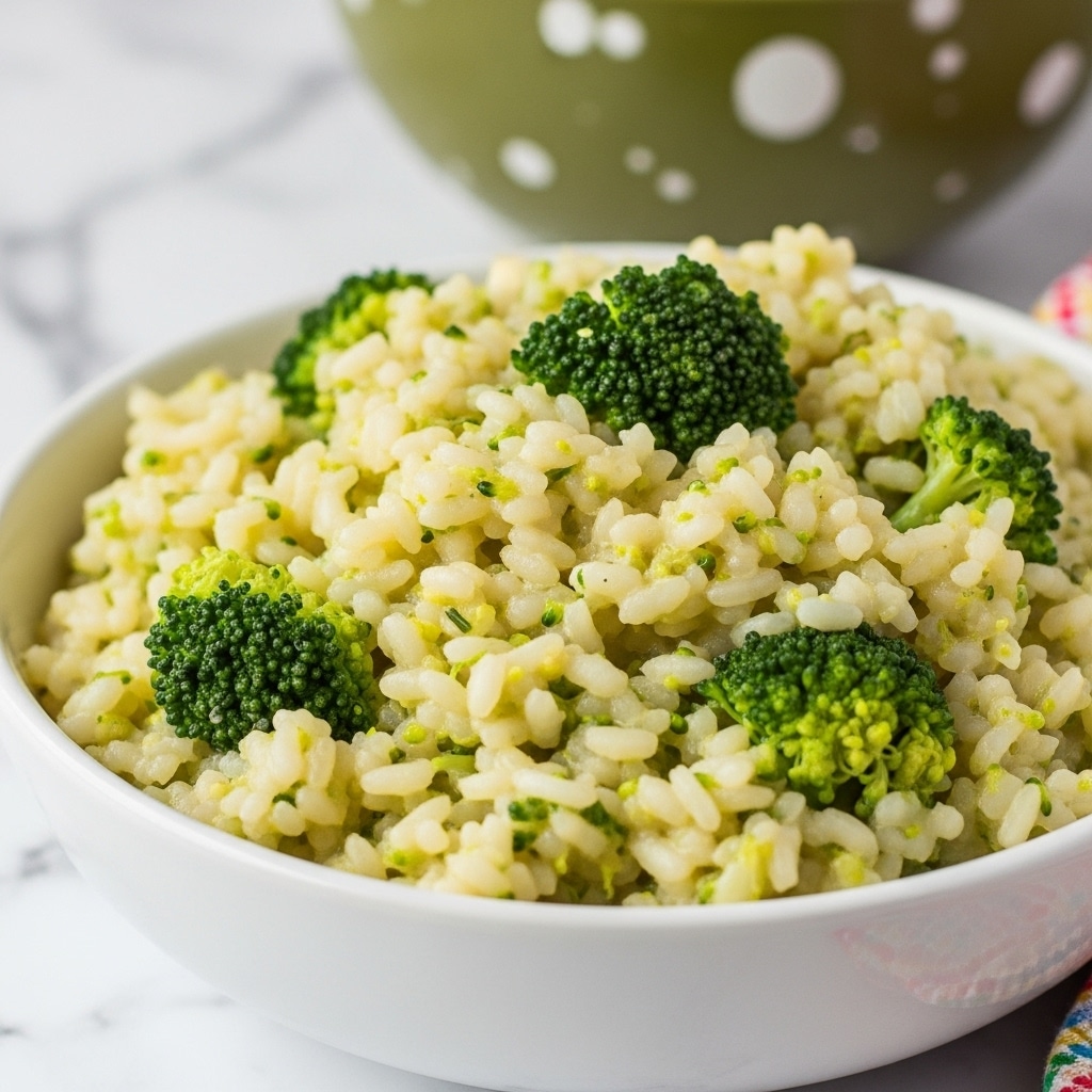 Broccoli and Cheddar Cheese Risotto: Creamy and Cozy Comfort